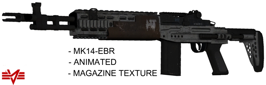 MK14-EBR (Call of Duty: Ghosts) скачать для GTA 5